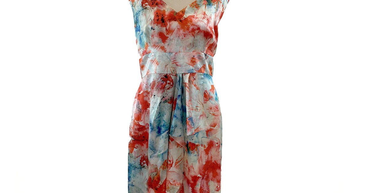 Perri Cutten Short-sleeved Silk Dress | Australian Red Cross Shop